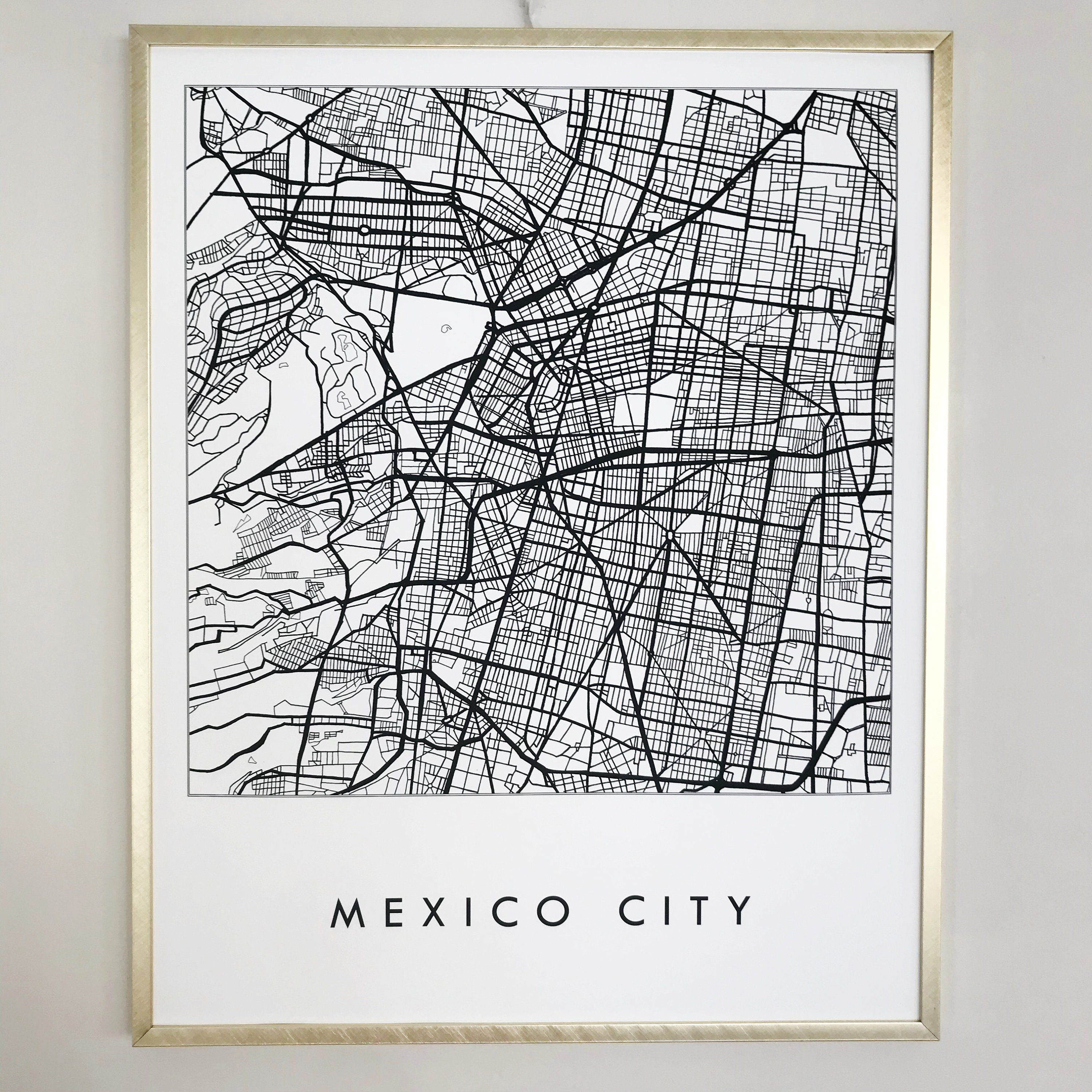 MEXICO CITY Map Hand Drawn Street Map Mexico City Map Drawing | Etsy Canada