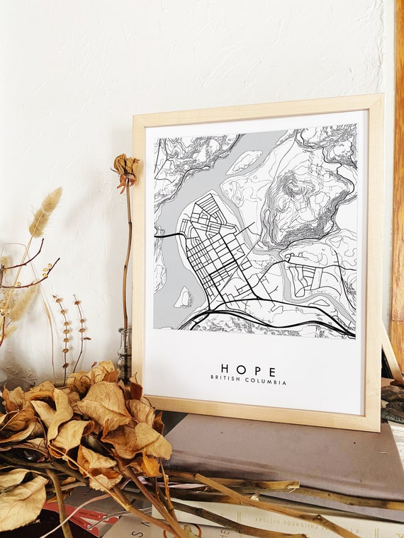 Hope British Columbia Map