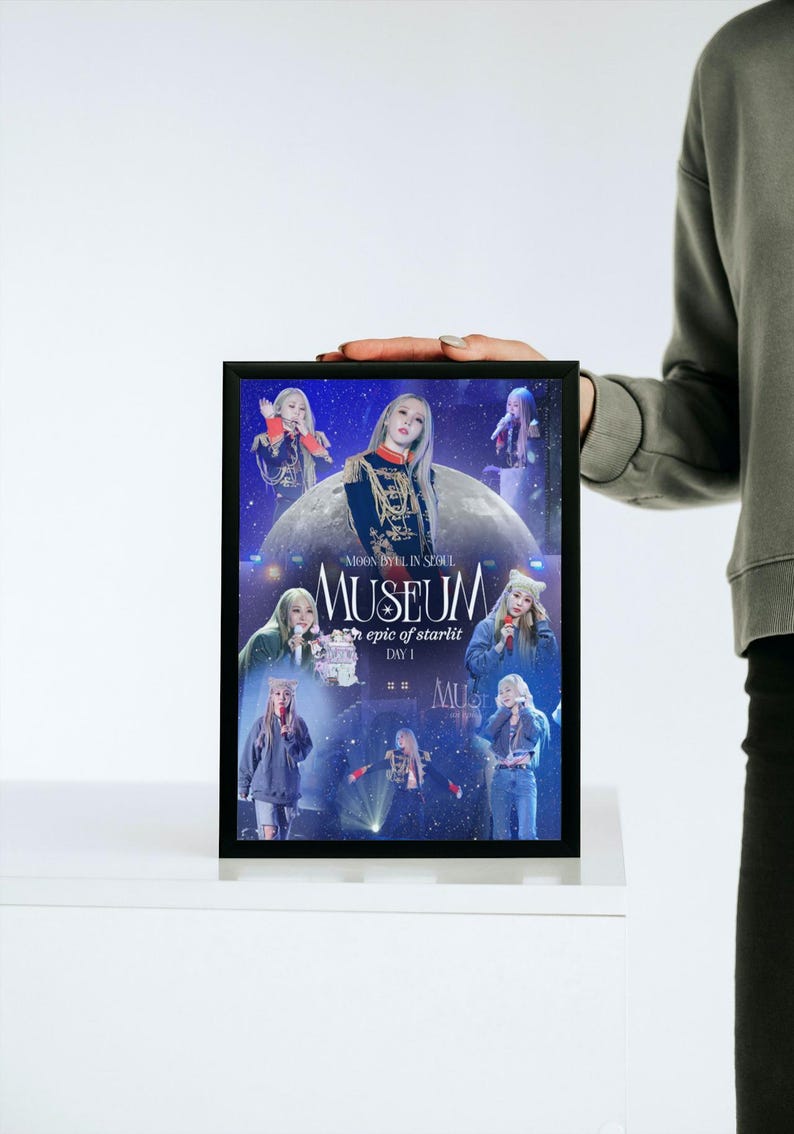 Moonbyul MUSEUM Concert Seoul D1 & D2 MAMAMOO Poster Digital Download ...