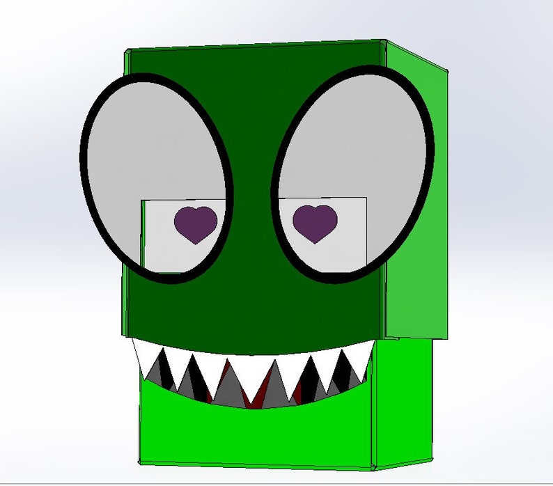 Rainbow Friends Green Puppet Pattern - Build Your Own Working Hand ...