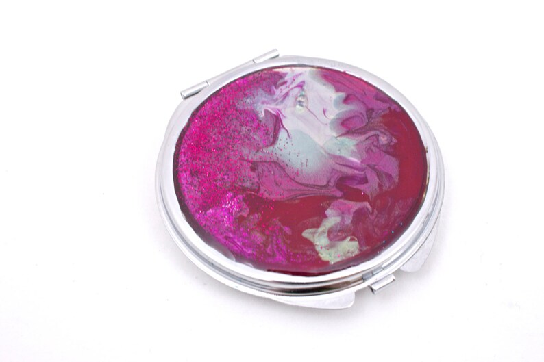 Hot Pink Mirror Bridesmaids Gift Makeup Mirror Purse - Etsy