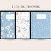Floral Digital Notebook Bundles - Hyperlinked Journal Goodnotes Planner ...