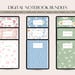 Floral Digital Notebook Bundles - Hyperlinked Journal Goodnotes Planner ...