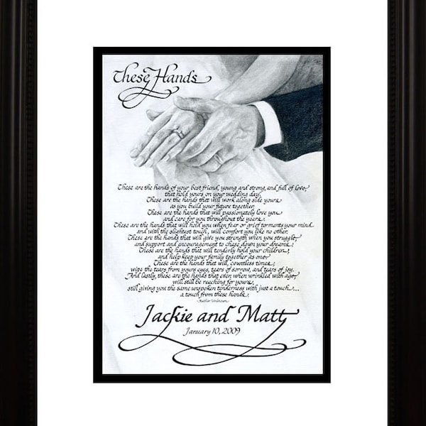 These Hands Wedding Poem - Etsy