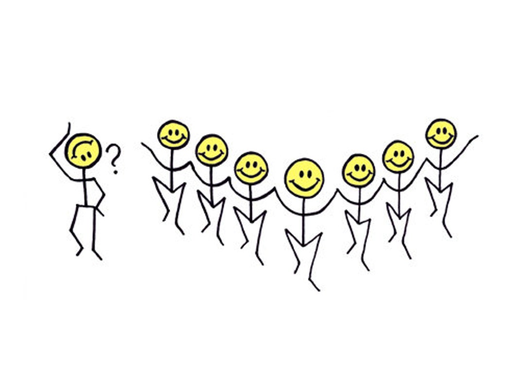 5x7 Greeting Card "smiley Face Outcast" - Etsy