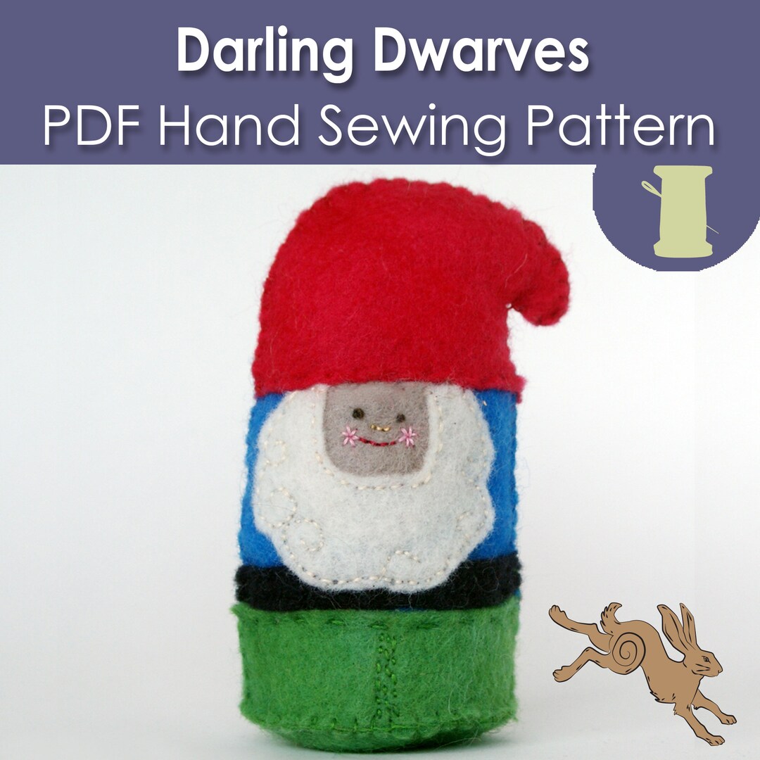 PDF Gnome Pattern, Felt Gnome Pattern, Felt Tomten Pattern, Tomte Doll ...