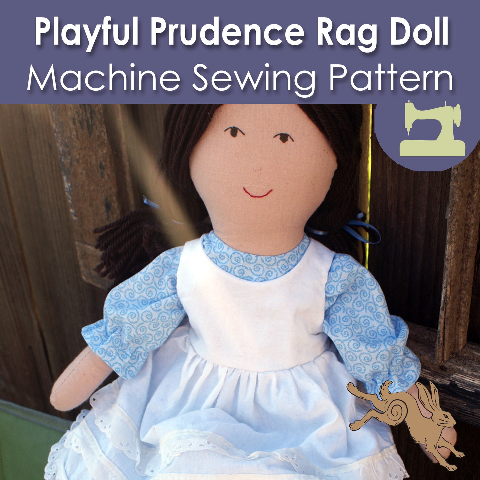 Rag Doll Pdf Sewing Pattern Pdf Doll Sewing Pattern Large - Etsy