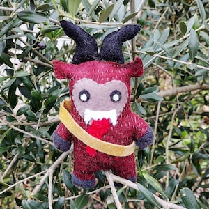 Krampus Sewing Pattern, Sewing Pattern for Christmas, Krampus Doll Cute ...