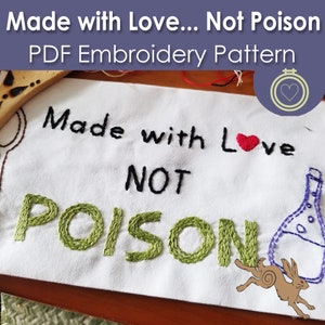 Snarky Embroidery Pattern PDF, Kitchen Embroidery Patterns, Apron ...