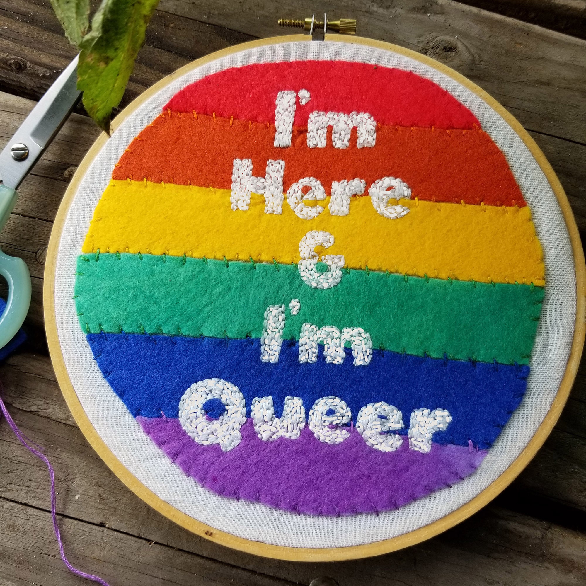 Queer Embroidery Queer Embroidery Pattern Queer Decor Queer - Etsy Hong ...