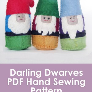 PDF Gnome Pattern, Felt Gnome Pattern, Felt Tomten Pattern, Tomte Doll ...