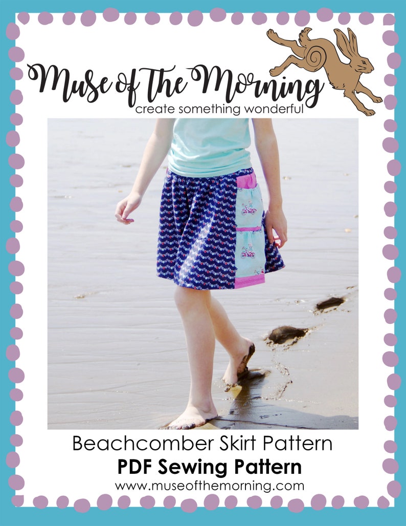 Skirt With Pockets Sewing Pattern, Skirt With Pockets Knee Length ...