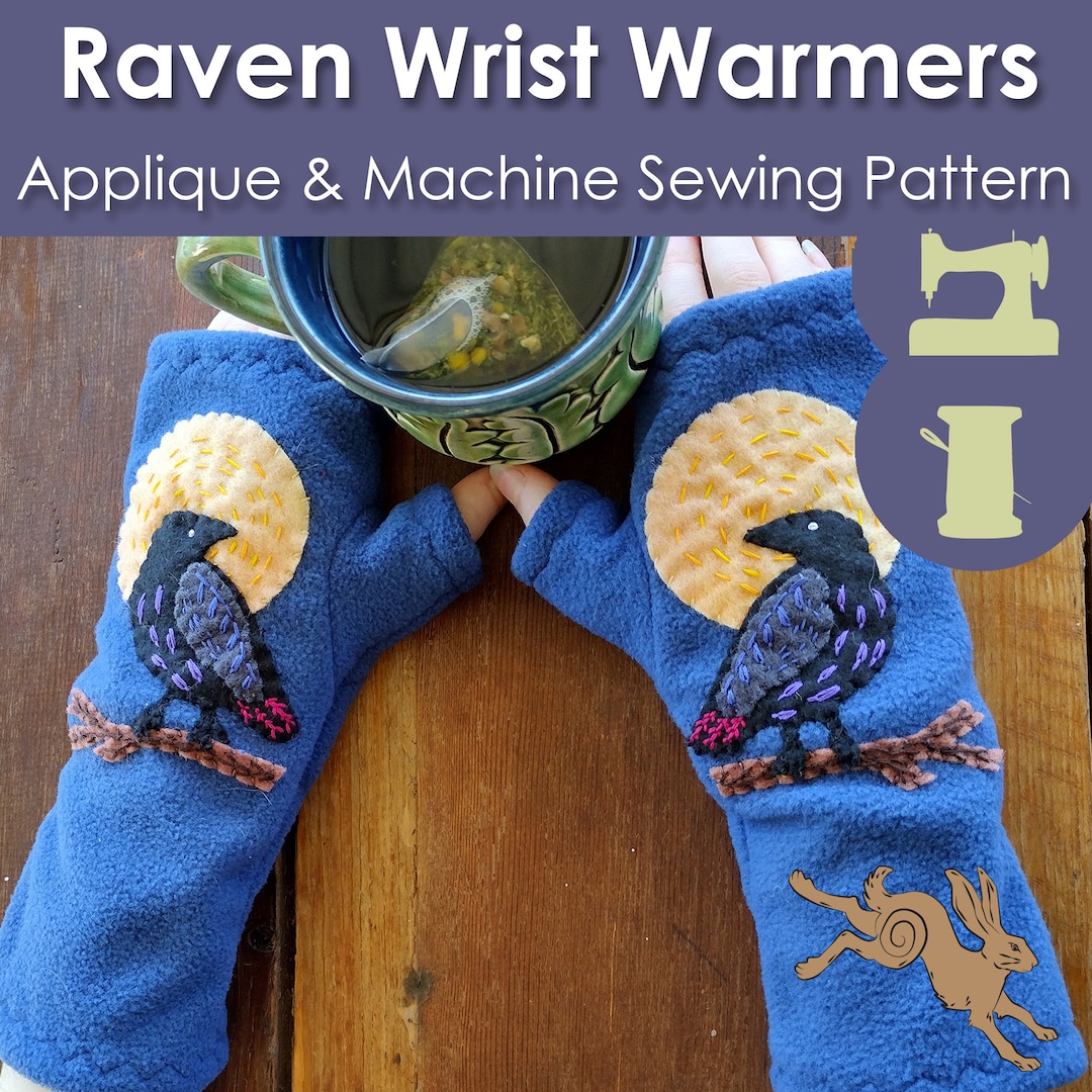 Wristwarmer Pattern, Wrist Warmer Fingerless, Wrist Warmers Fleece ...