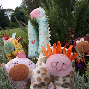 Monster Sewing Pattern, Stuffed Toy Pattern, Stuffie Sewing Patterns ...