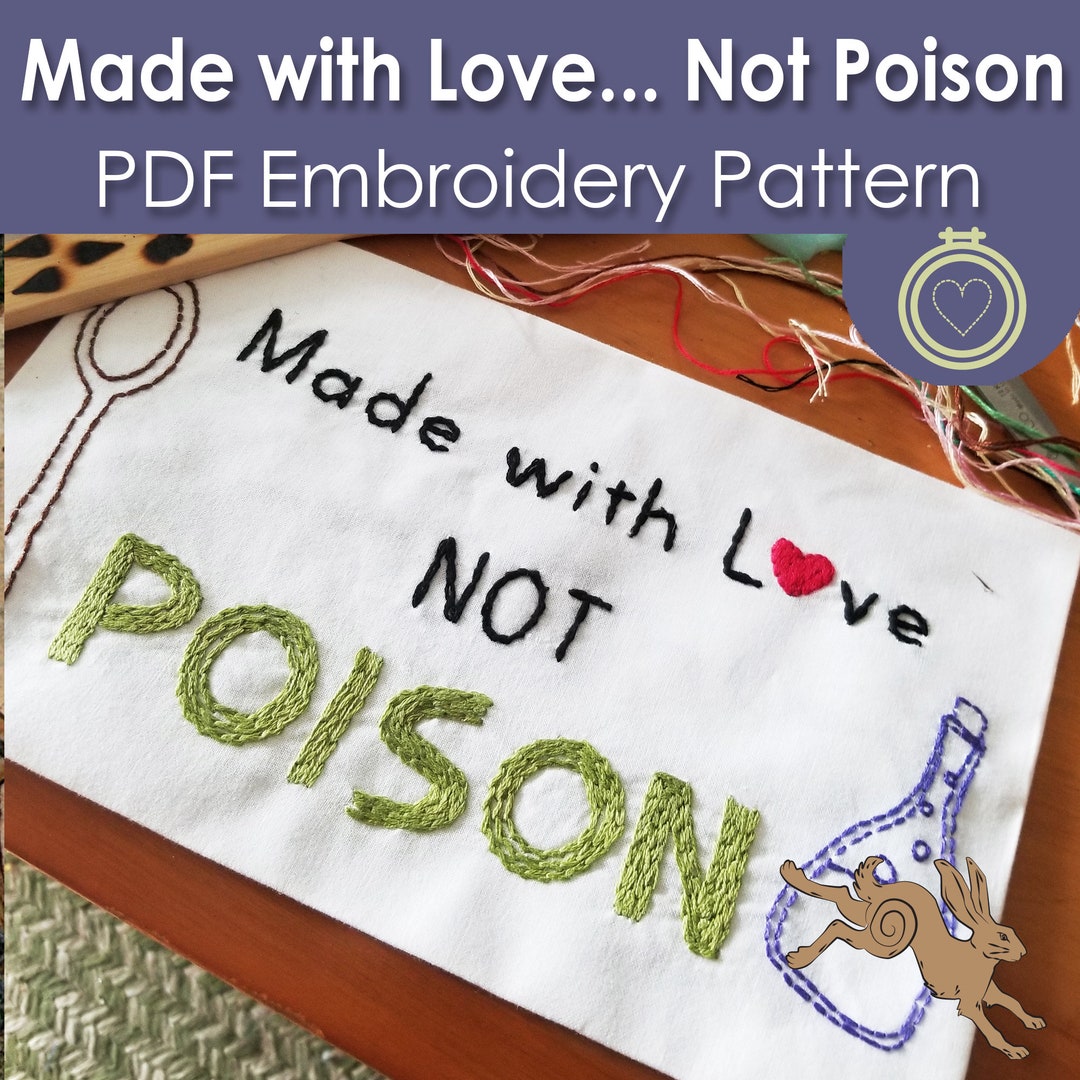 Snarky Embroidery Pattern PDF, Kitchen Embroidery Patterns, Apron ...