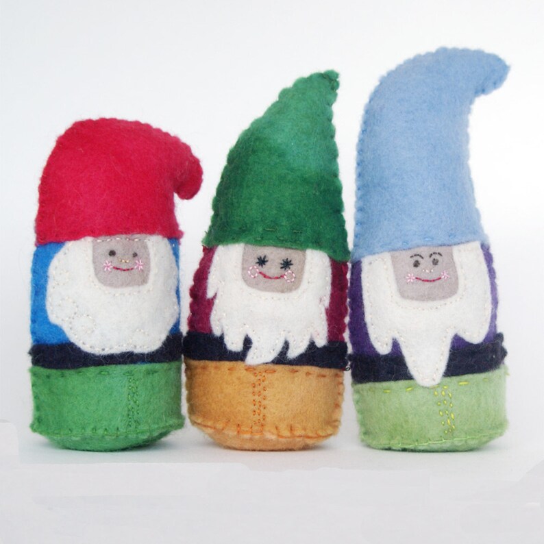 Gnome PDF Sewing Pattern, Felt Gnome Pattern, Gnome Pattern for Sewing ...