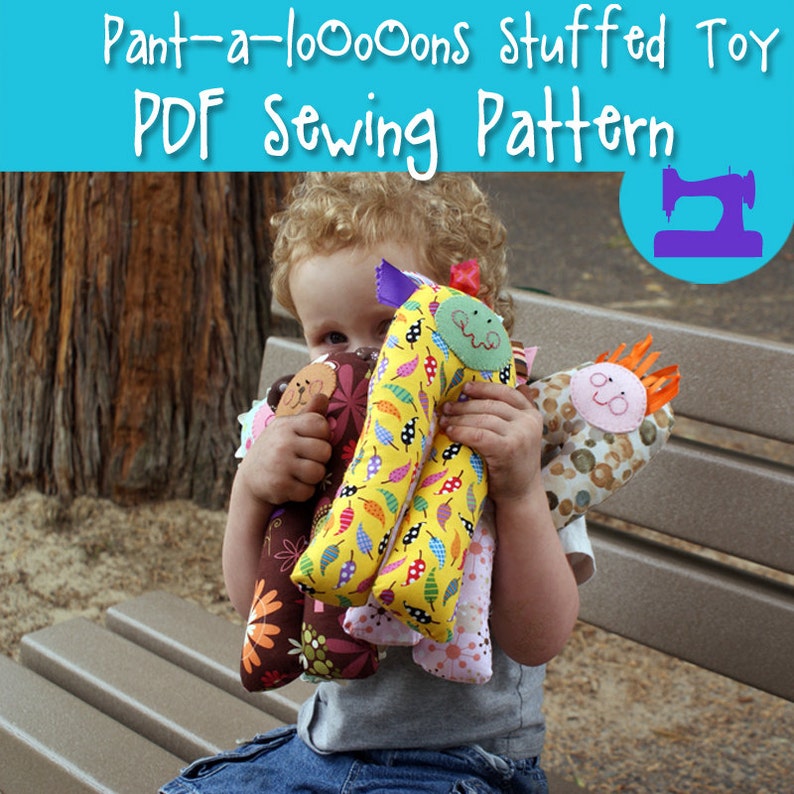 Monster Sewing Pattern Stuffed Toy Pattern Stuffie Sewing - Etsy