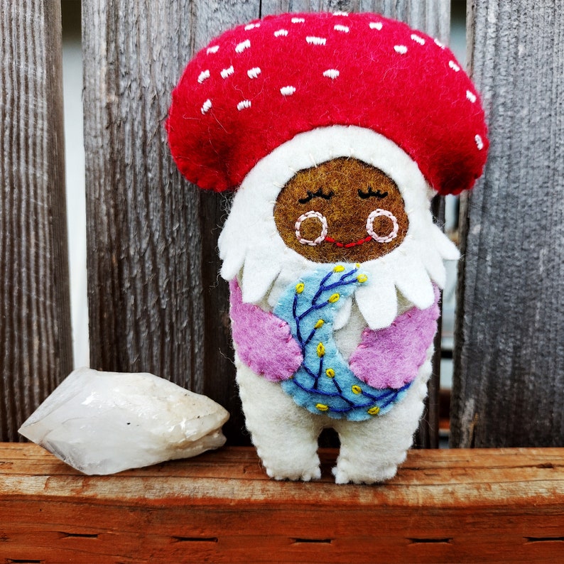 Felt Mushroom Pattern Mushroom Stuffy Pattern Mushroom Cap - Etsy