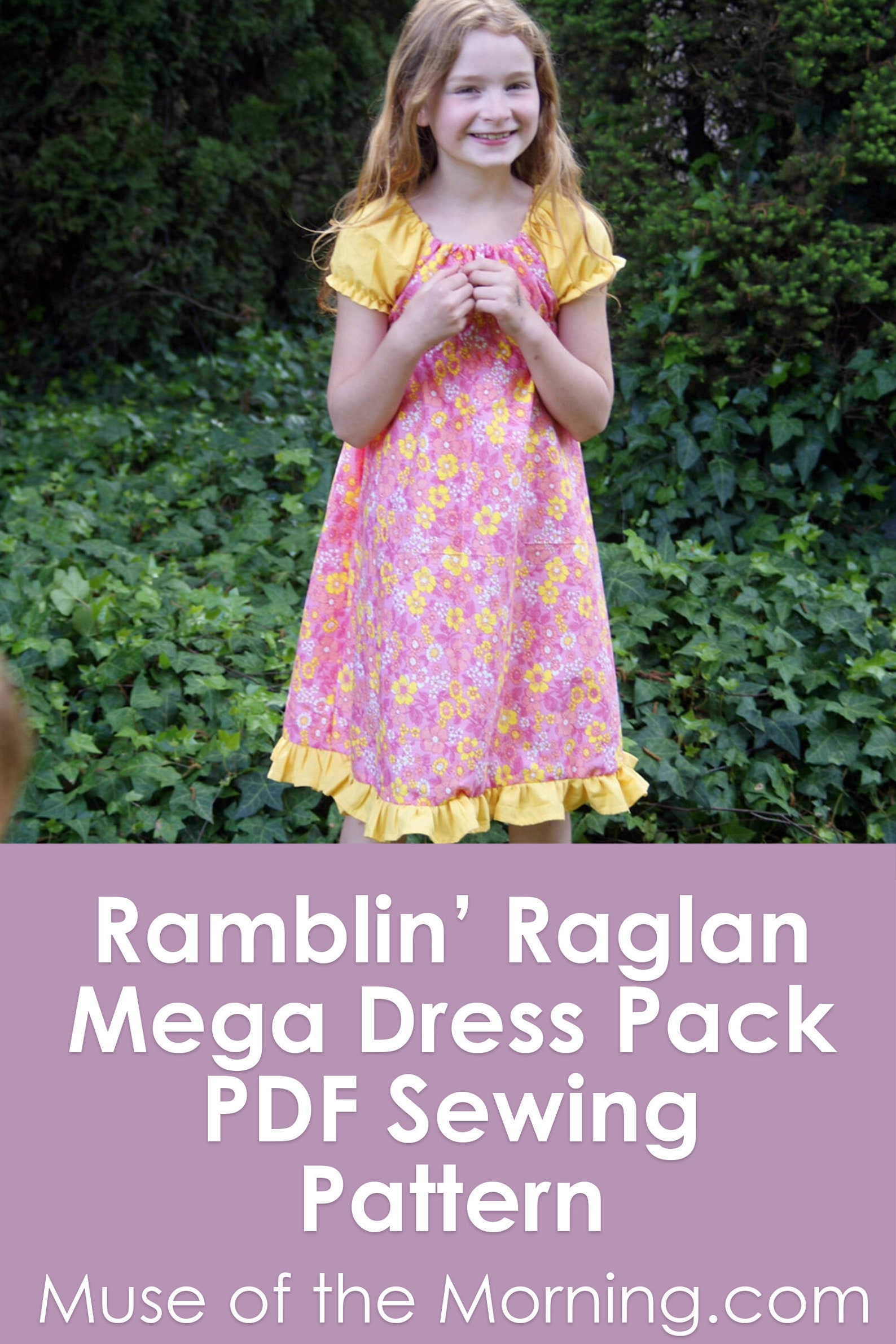 Pdf Sewing Pattern for Girls Dress Pdf Sewing Pattern Dress - Etsy