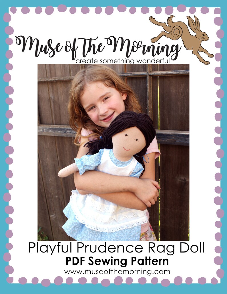 Rag Doll Pdf Sewing Pattern Pdf Doll Sewing Pattern Large - Etsy