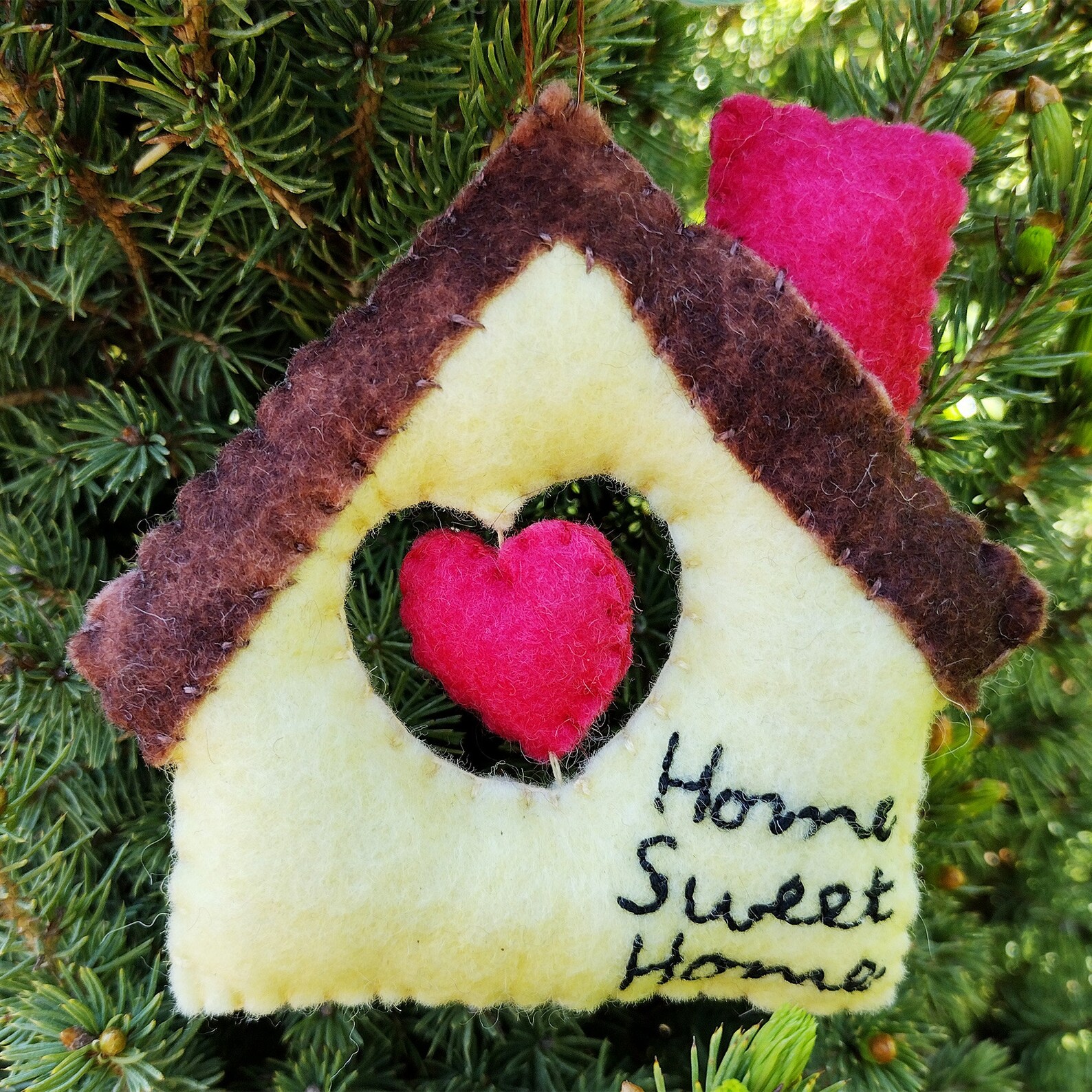 New House Ornament Felt Sewing Pattern House Sewing Pattern - Etsy