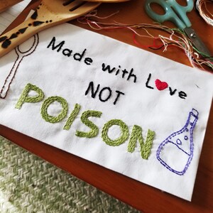 Snarky Embroidery Pattern PDF, Kitchen Embroidery Patterns, Apron ...