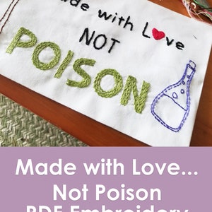 Snarky Embroidery Pattern PDF, Kitchen Embroidery Patterns, Apron ...