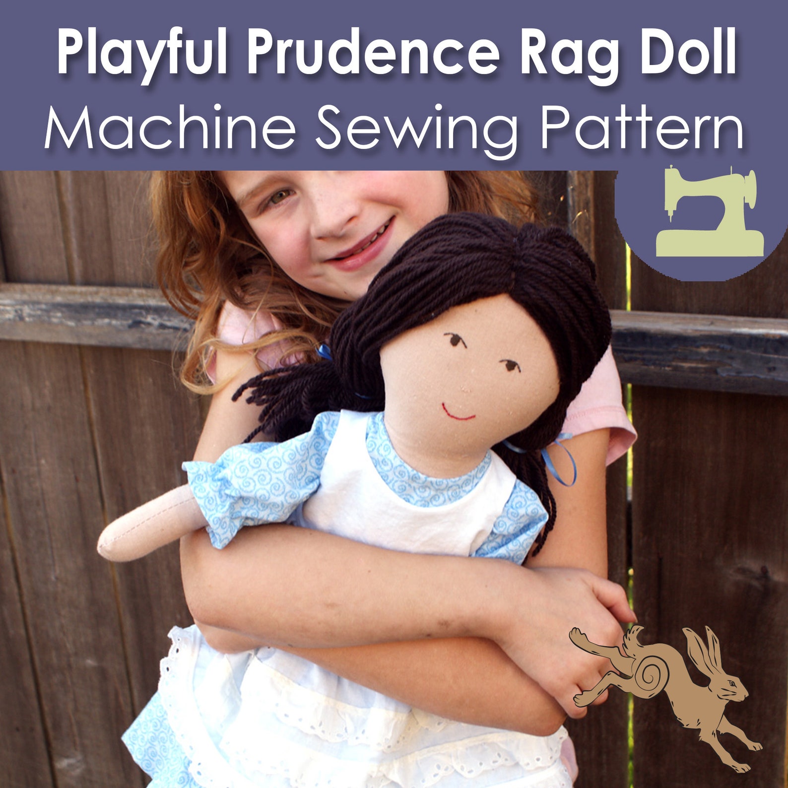 Rag Doll Pdf Sewing Pattern Pdf Doll Sewing Pattern Large - Etsy