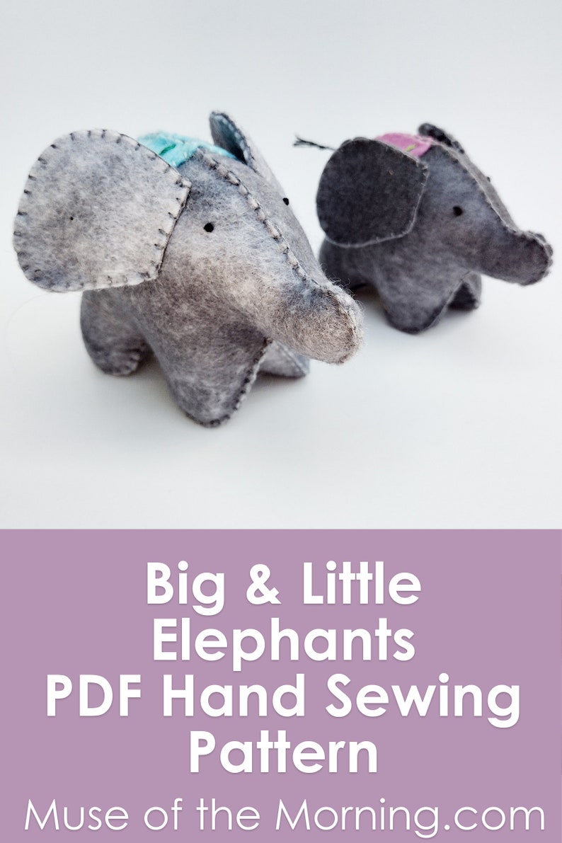 Elephant Doll Sewing Pattern Elephant Doll Pattern PDF - Etsy