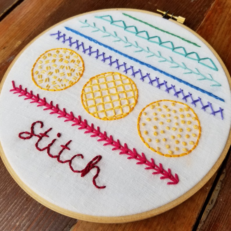 Hand Embroidery Sampler, Embroidery Sampler Pattern, Embroidery Sampler ...