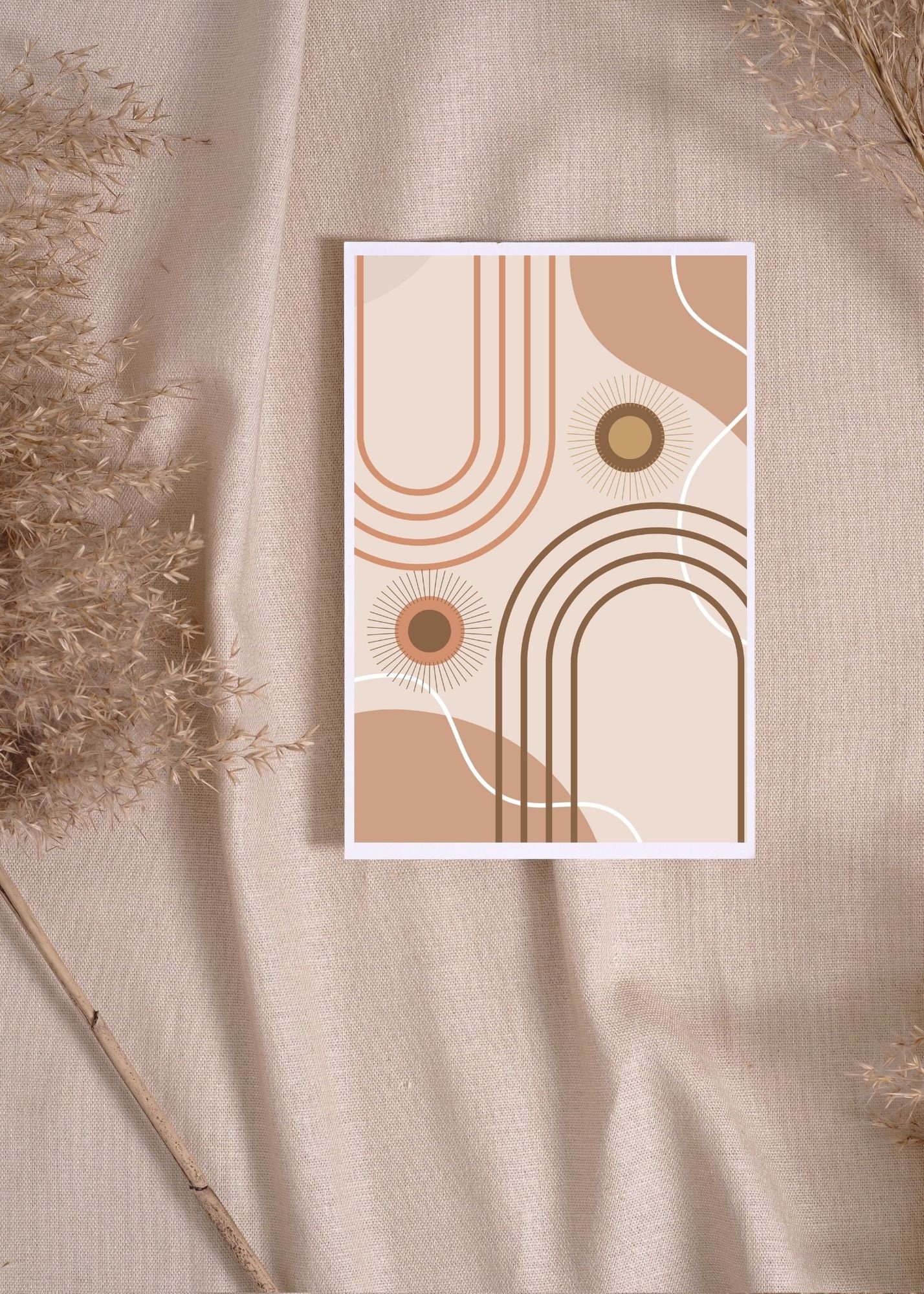 Boheme Art, Bohemian Art, Boheme Art for Design, Brown Tone Boheme ...