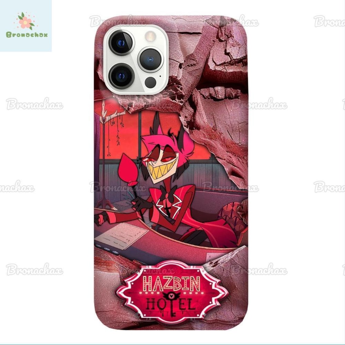 Hazbin Hotel Phone Case, Hazbin Hotel iPhone Case, Alastor Hotel Phone ...