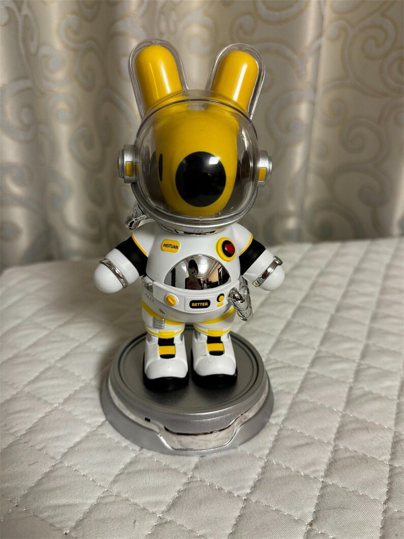 Space Rabbit Figurine Cosmic Bunny Sculpture Galactic Hare Ornament - Etsy