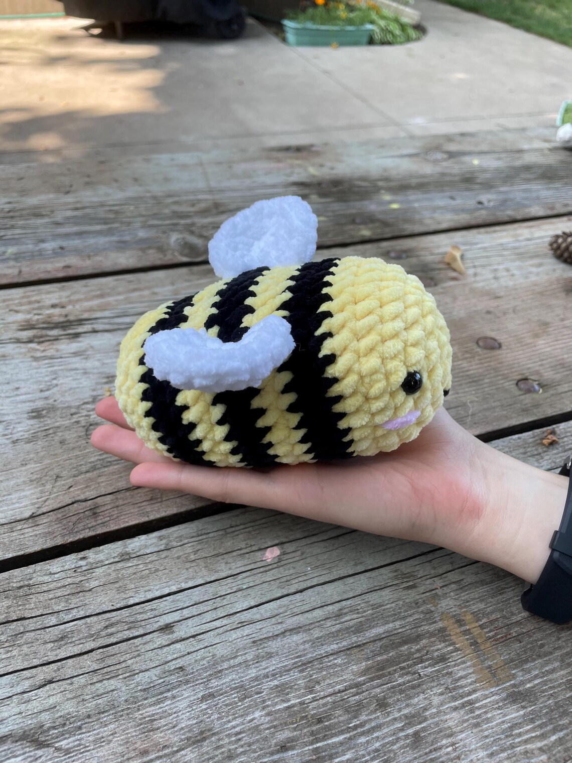 Bee Plushie Crochet Toy Spring Themed Stuffed Toy for Kids - Etsy