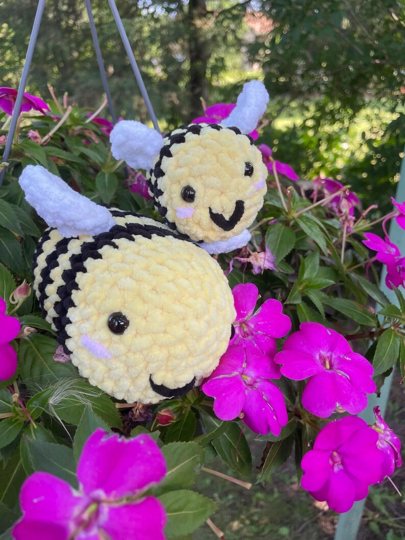 Bee Plushie Crochet Toy Spring Themed Stuffed Toy for Kids - Etsy