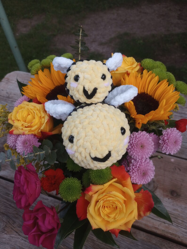 Bee Plushie Crochet Toy Spring Themed Stuffed Toy for Kids - Etsy