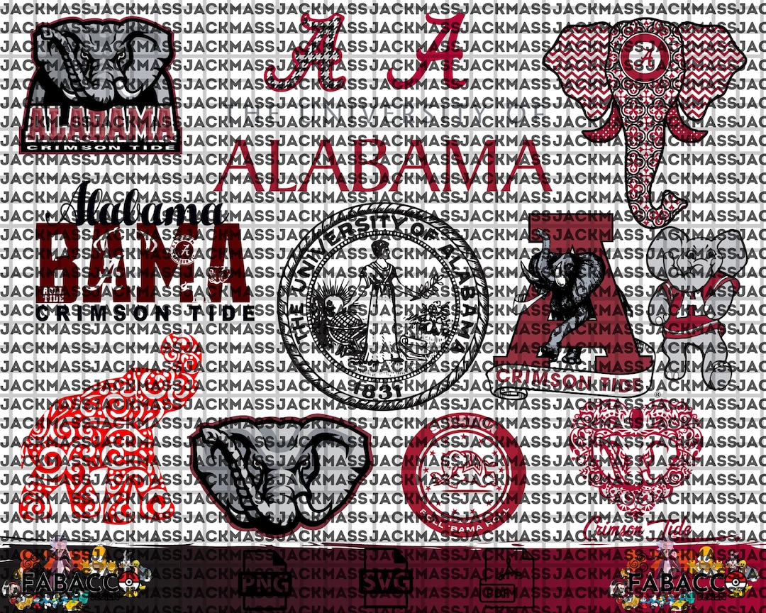 Alabama SVG Mega Bundle, Alabama PNG Bundle, Alabama Svg, Alabama ...