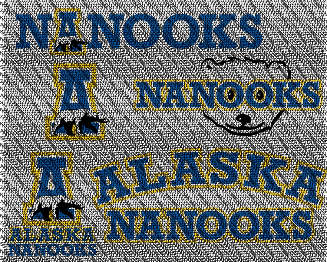 Nanooks SVG, Football Team SVG, Collage, Game Day, Basketball, Alaska ...