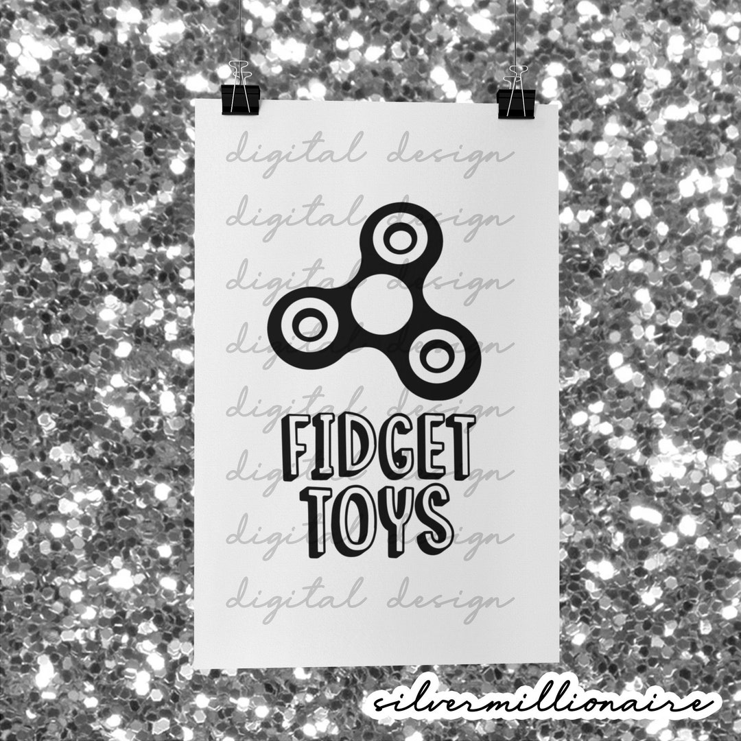 Toy Box Label Sticker Decal Digital Design Kallax Ikea Fidget Toys - Etsy