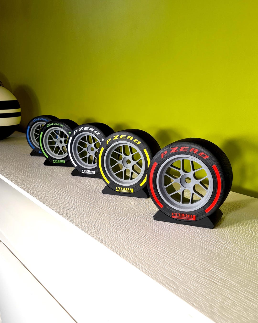 F1 WHEEL - Customizable Inspired Tyre and Rim Replica - 5 Variants ...