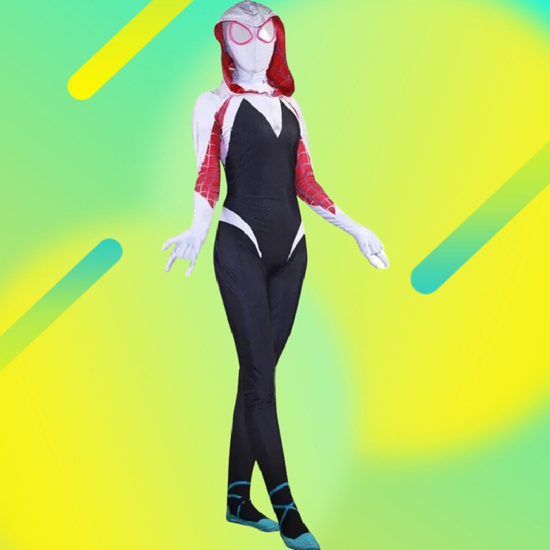Jumpsuits Gwen Stacy Spider Gwen Cosplay Costumes for Women - Etsy