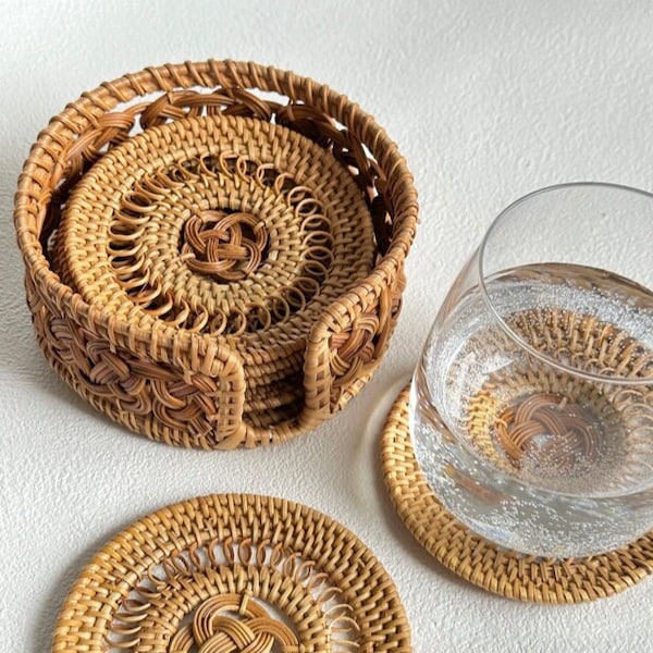 Hand Woven Coasters - Etsy