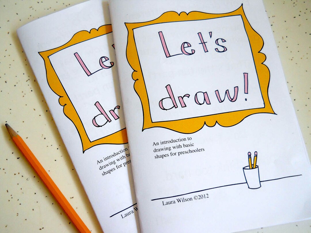Let's Draw: Printable Book for Kids - Etsy