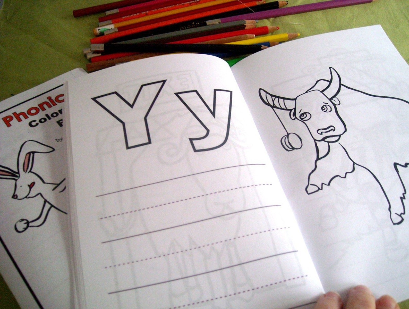 Printable Phonics Coloring Book - Etsy
