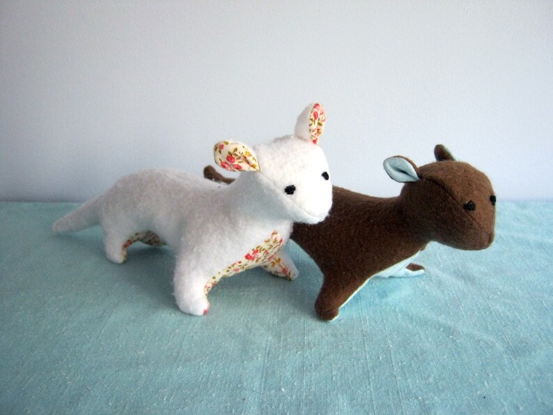 Louise's Weasel Plush Pattern - Etsy