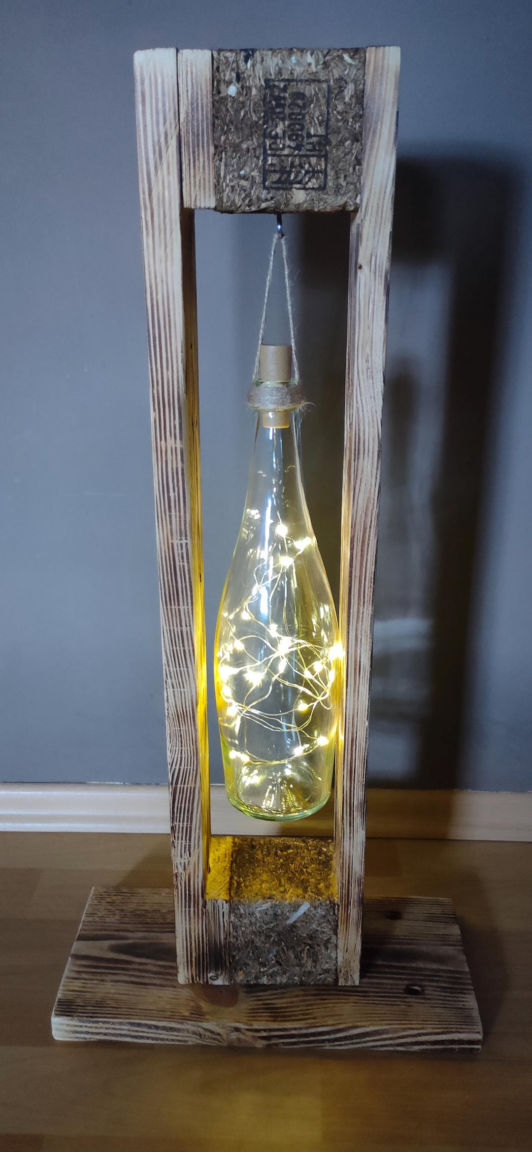 Lantern LED Pallet Decoration Rustic Euro Pallet Small Handicraft - Etsy