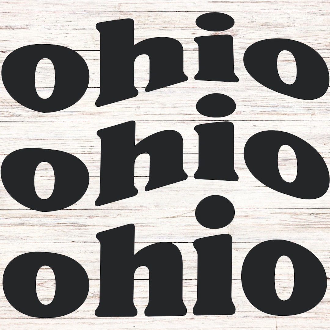 Ohio SVG, Ohio State Svg, Buckeyes Svg, Ohio Buckeye State Svg, Retro ...