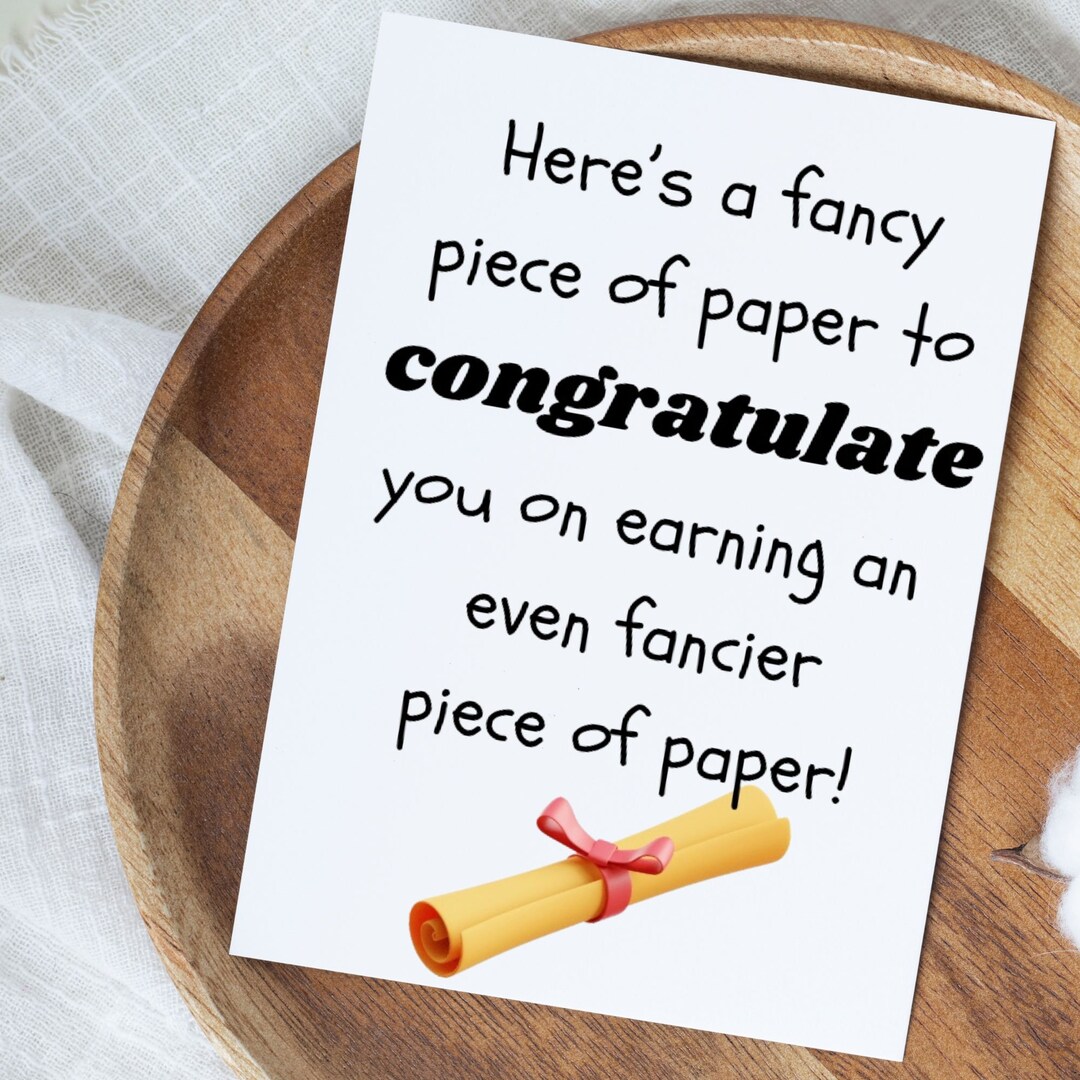 Graduate Card, Graduation Digital Card, Printable Graduate Card, Funny ...