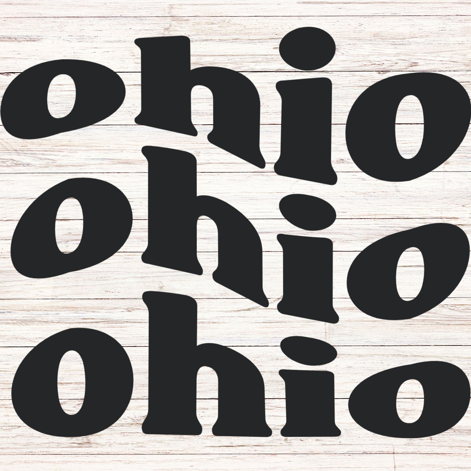 Ohio SVG, Ohio State Svg, Buckeyes Svg, Ohio Buckeye State Svg, Retro ...