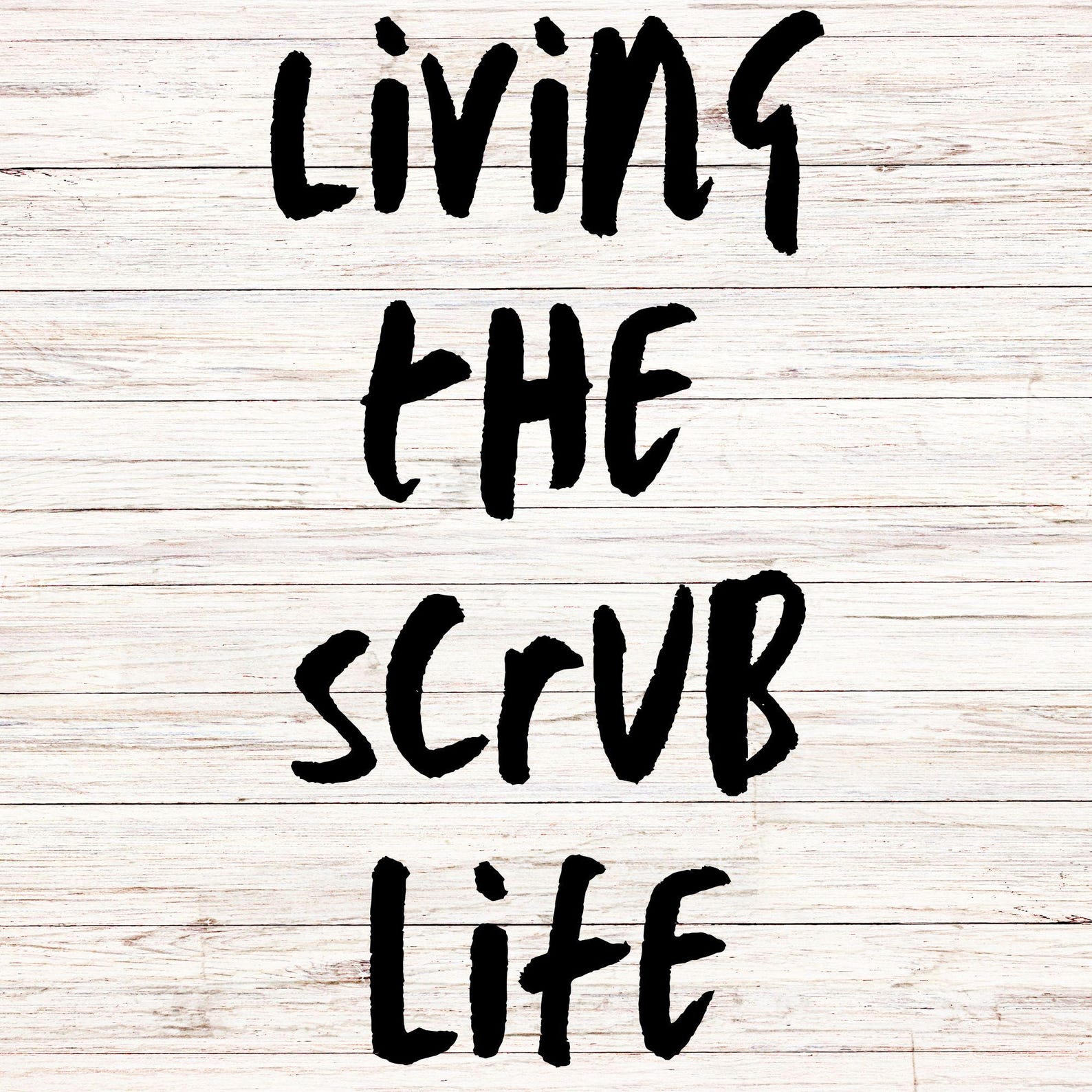 Living the Scrub Life Svg Png, Nurse SVG PNG, Digital Download File ...